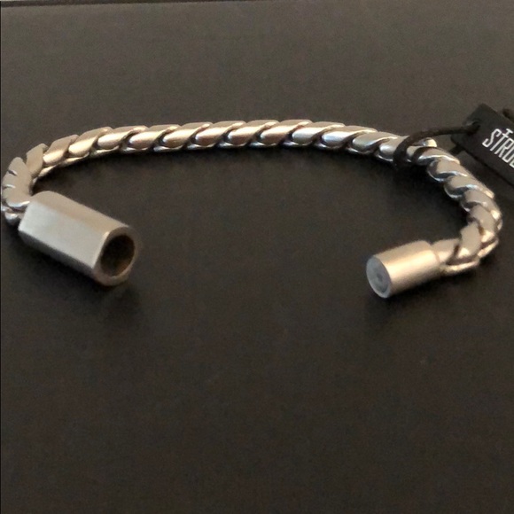 STRUCTURE BY NES | Accessories | Mens Stainless Steel Chain Link ...